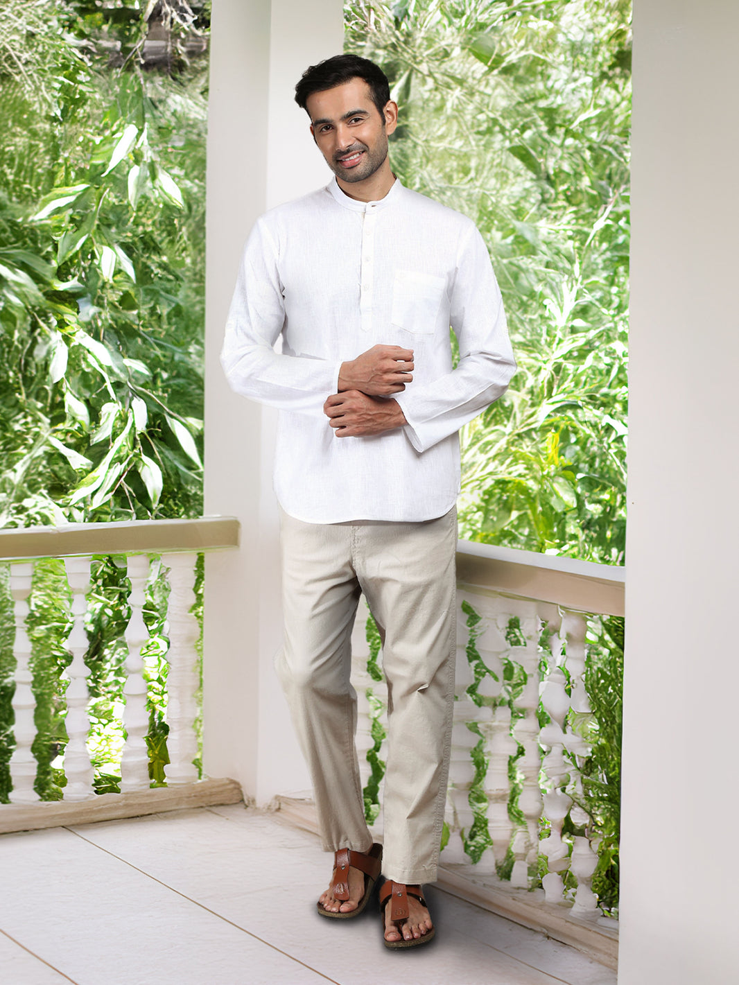 Shop Premium fabric Short Kurta for Men Online in India