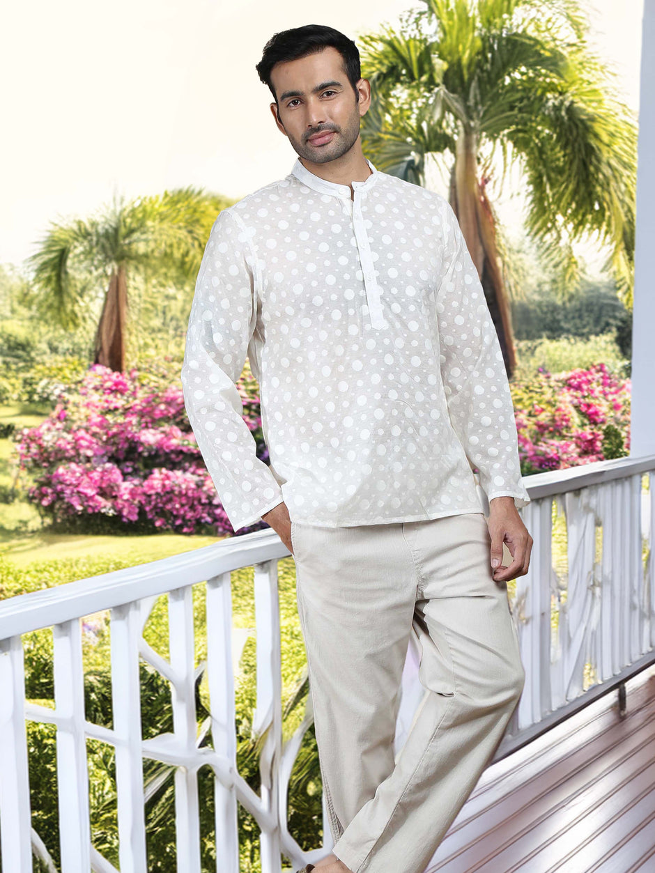 Shop Premium fabric Short Kurta for Men Online in India