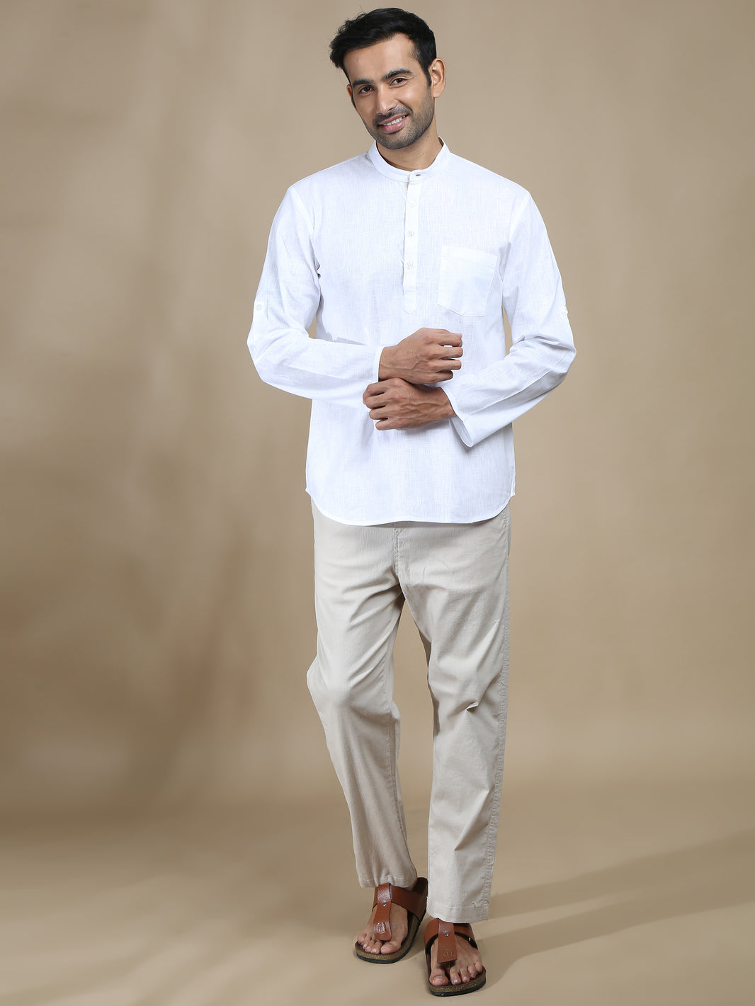 Shop Premium fabric Short Kurta for Men