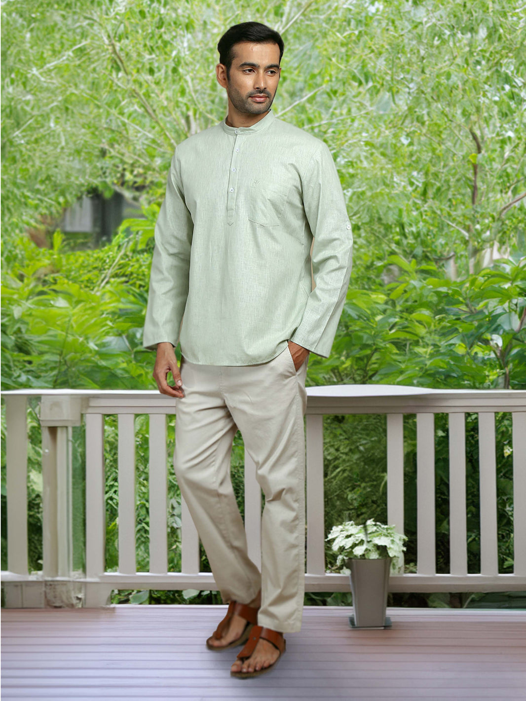 Shop Premium fabric Short Kurta for Men Online in India